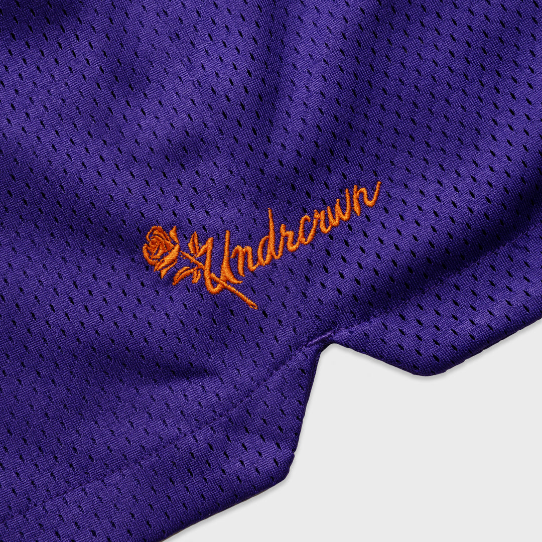 1997 REVERSIBLE SHORT - CREAM/PURPLE – UNDRCRWN Shop