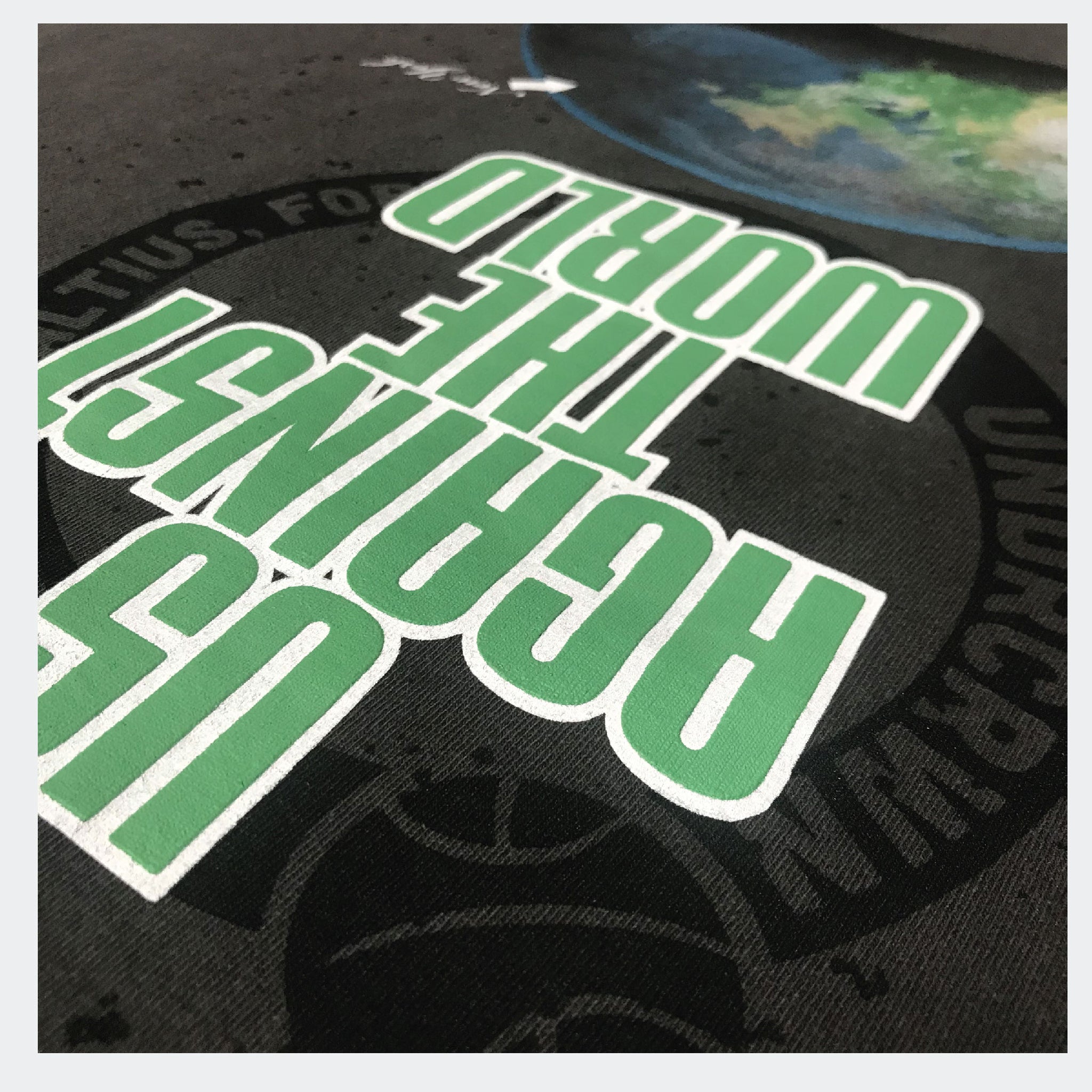 Against the World Tee - Vintage Black – UNDRCRWN Shop