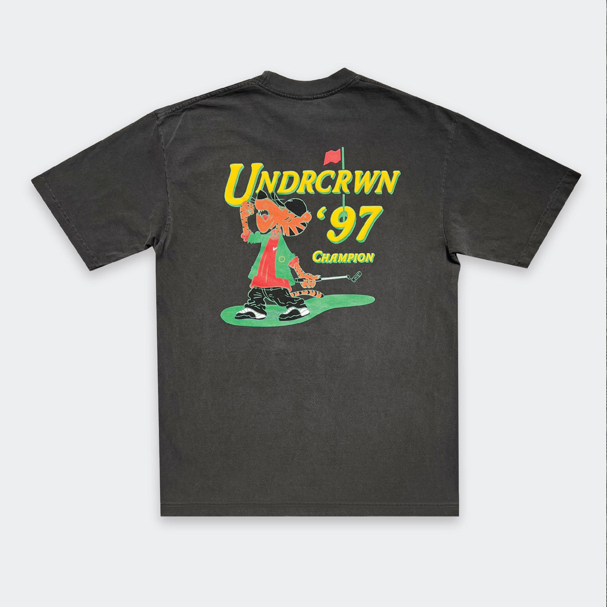 Tiger Tee - Vintage Black – UNDRCRWN Shop